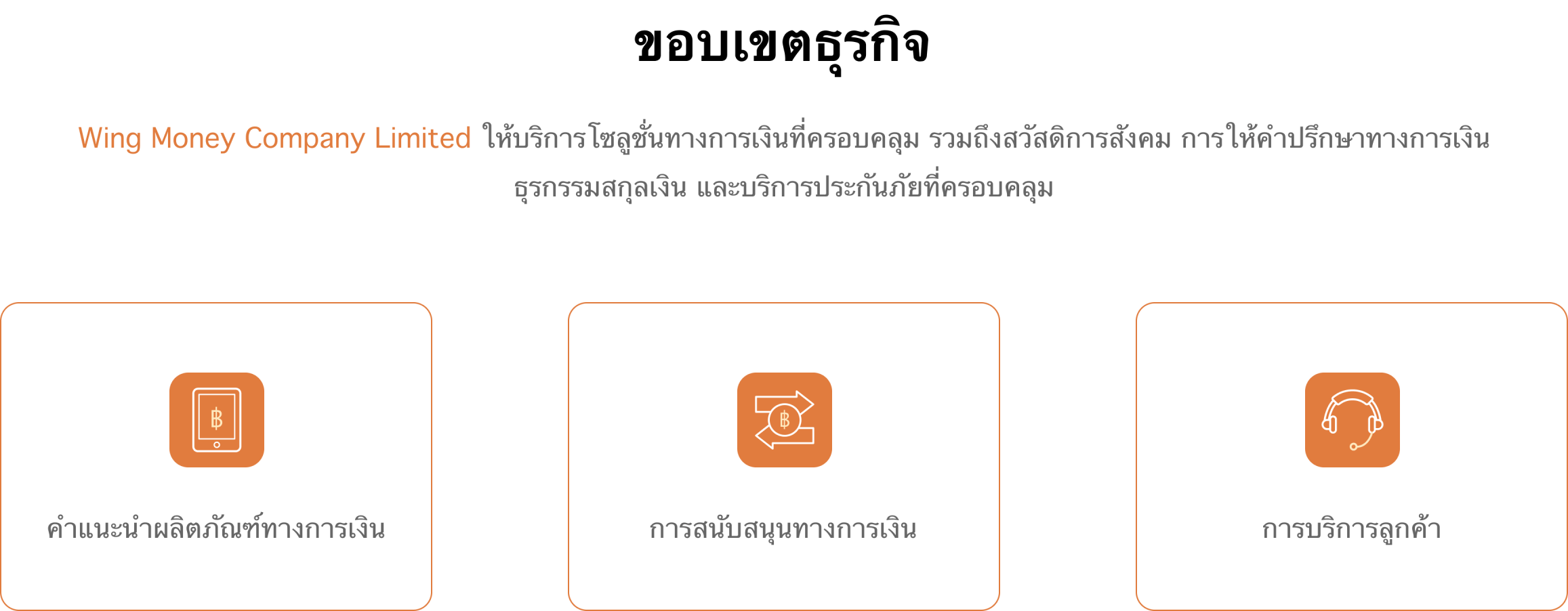 Wing สินเชื่อสะดวกสบาย